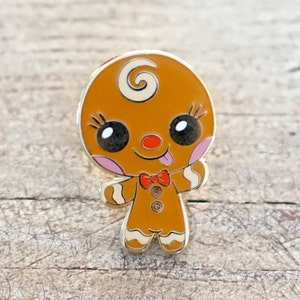 Holiday Gingerbread Man Pin - Etsy