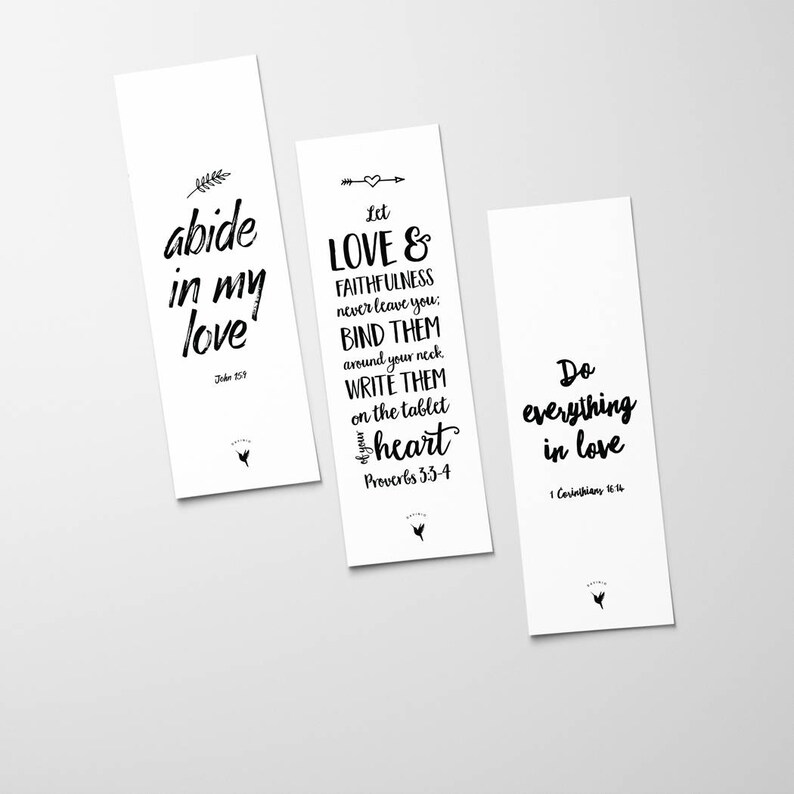 Celebrate God's Love For You // Artisanal Bookmark Set of | Etsy