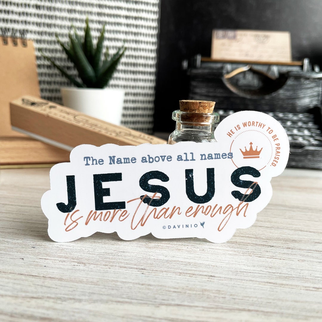JESUS Vinyl Sticker Names of God Collection the Savior of - Etsy