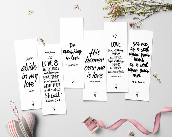 Celebrate God's Love for You // Artisanal Bookmark Set of - Etsy