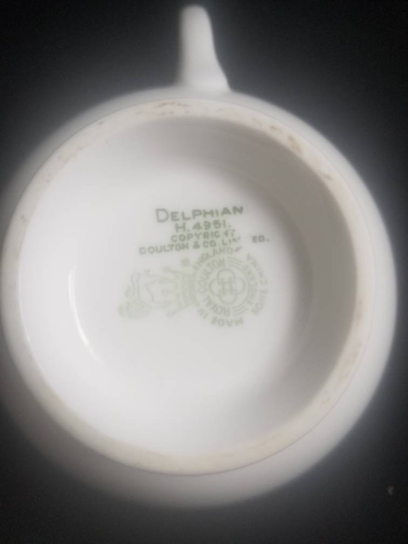 Royal Doulton Bone China Mid Century Delphian Footed Tea Cup | Etsy