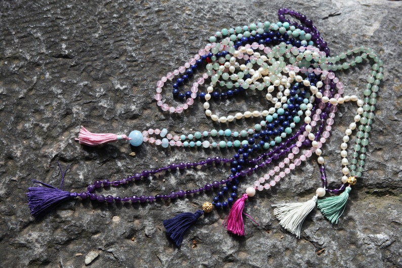 Custom-made Mala Personalised Mala Yoga Jewelry Meditation - Etsy