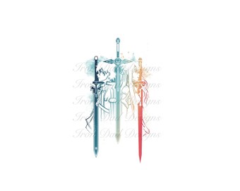 Kirito Svg - Etsy