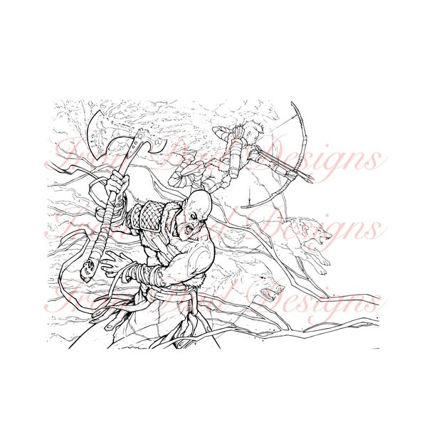 God Of War Ragnarok Png Etsy