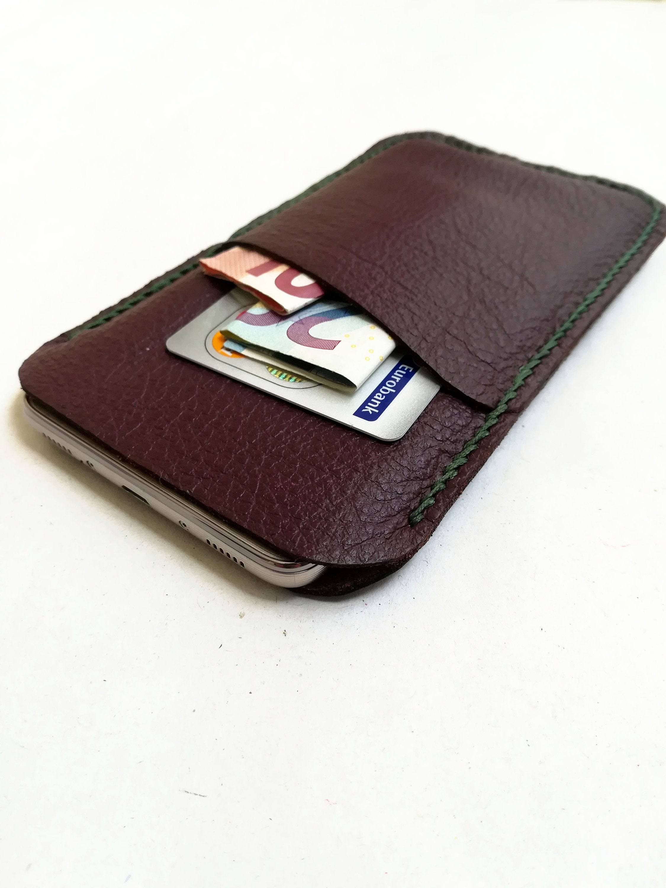 Men's Leather Phone Case Handmade Personalized Phone Case - Etsy