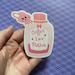 BTS Cooky Luv Potion Bottle Glossy Sticker - Etsy