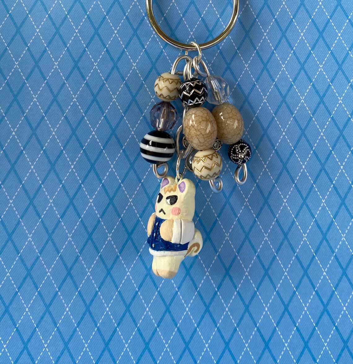 Animal Crossing Inspired Marshal Charm Keychain | Etsy