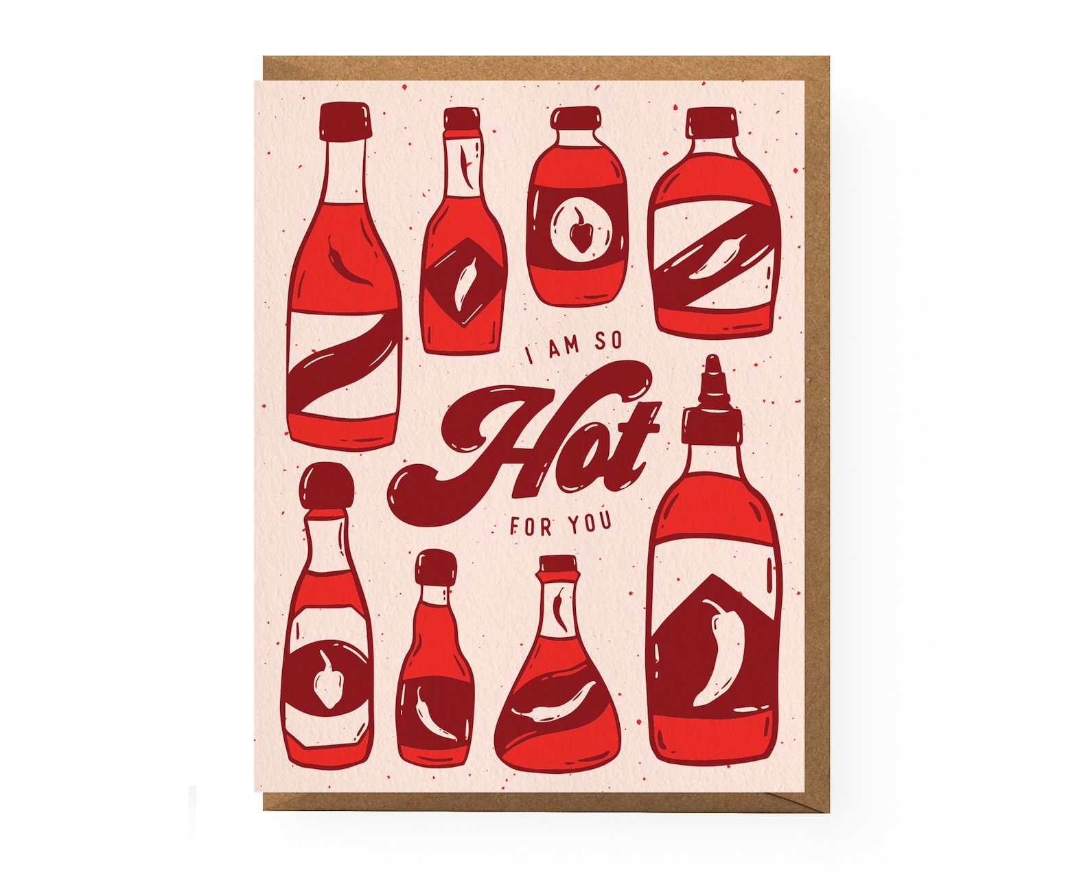 Hot Sauce Love Card / tarjeta de amor picante salsa picante - Etsy España