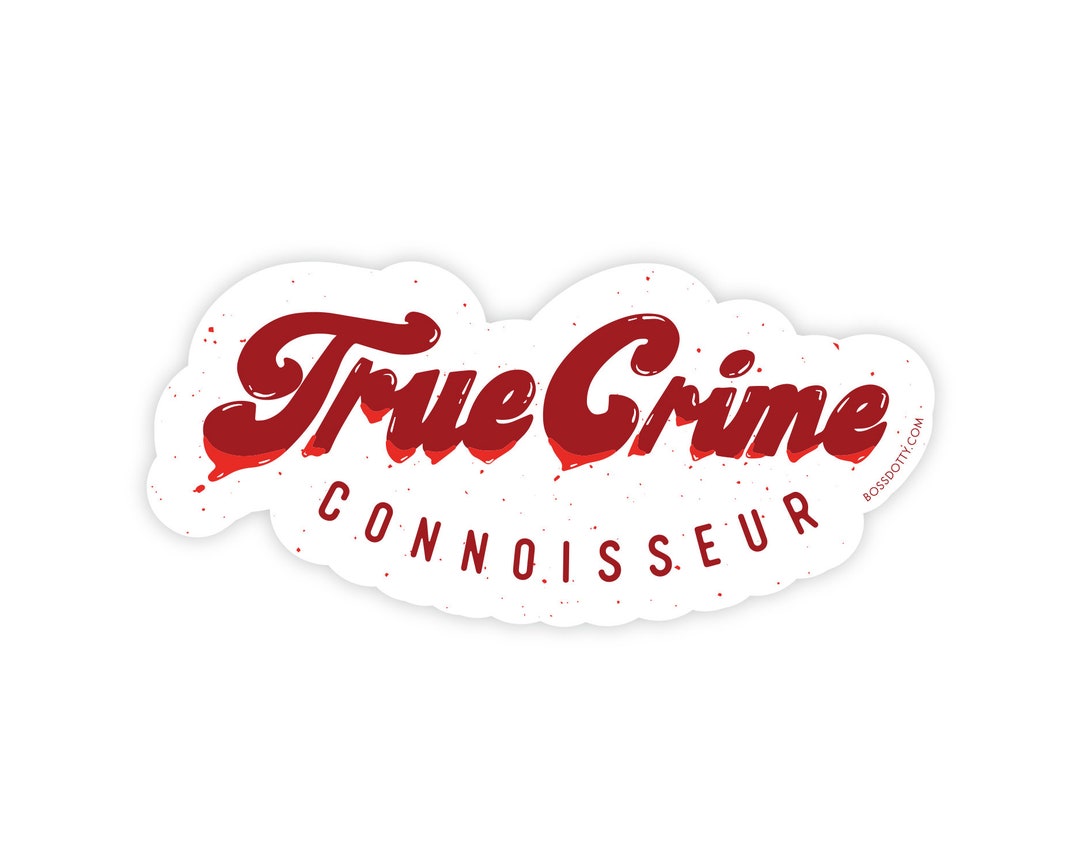 True Crime Sticker - Etsy
