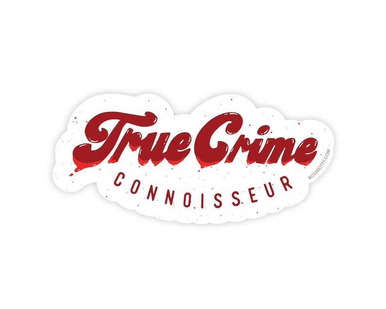 True Crime Sticker | Etsy
