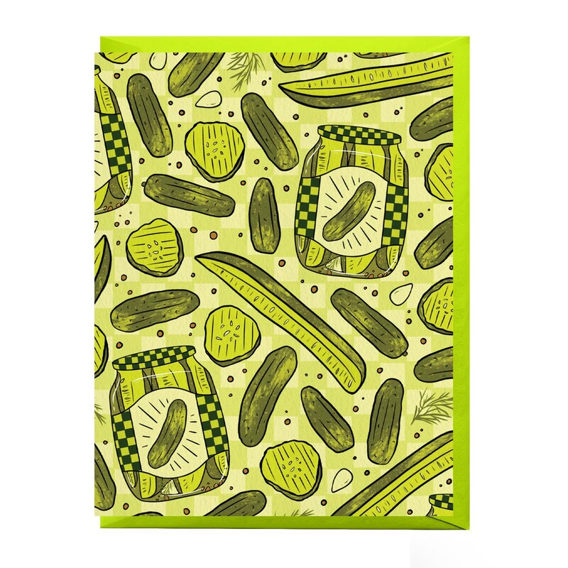 Pickle Card - Etsy