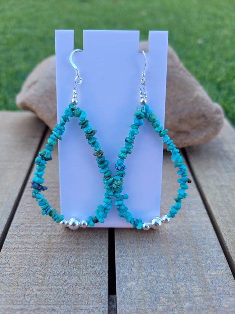 Native American Navajo Turquoise & Sterling Silver Beaded - Etsy