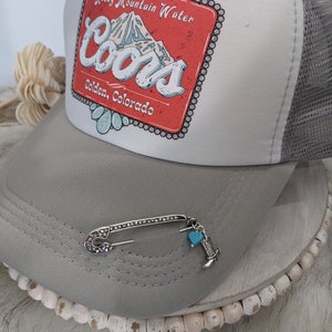 Safety Pin Hat Pins! Update Your Favorite Western Hat. Pin to Shirt ...