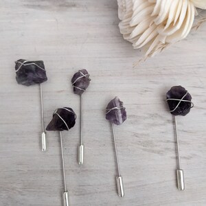 Amethyst Hat Pins! Add to Your Favorite Western Hat, Beanie, Fedora ...