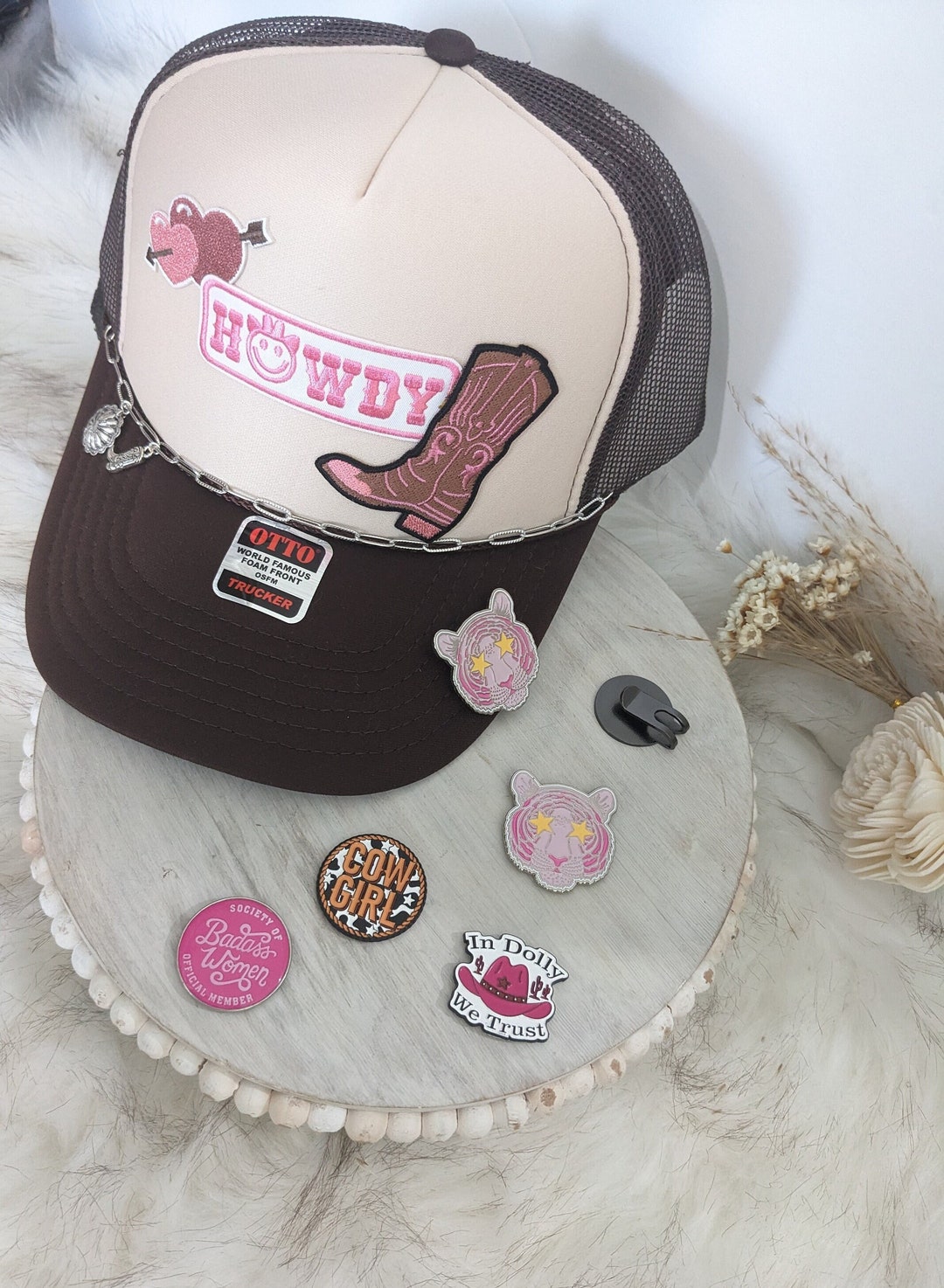 Magnetic Hat Clips for Your Trucker Hat or Cowboy Hat/ No Damage Hat ...