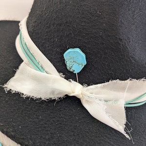 Turquoise Stone Stick Pins. Add to Your Favorite Hat, Fedora or Beanie ...