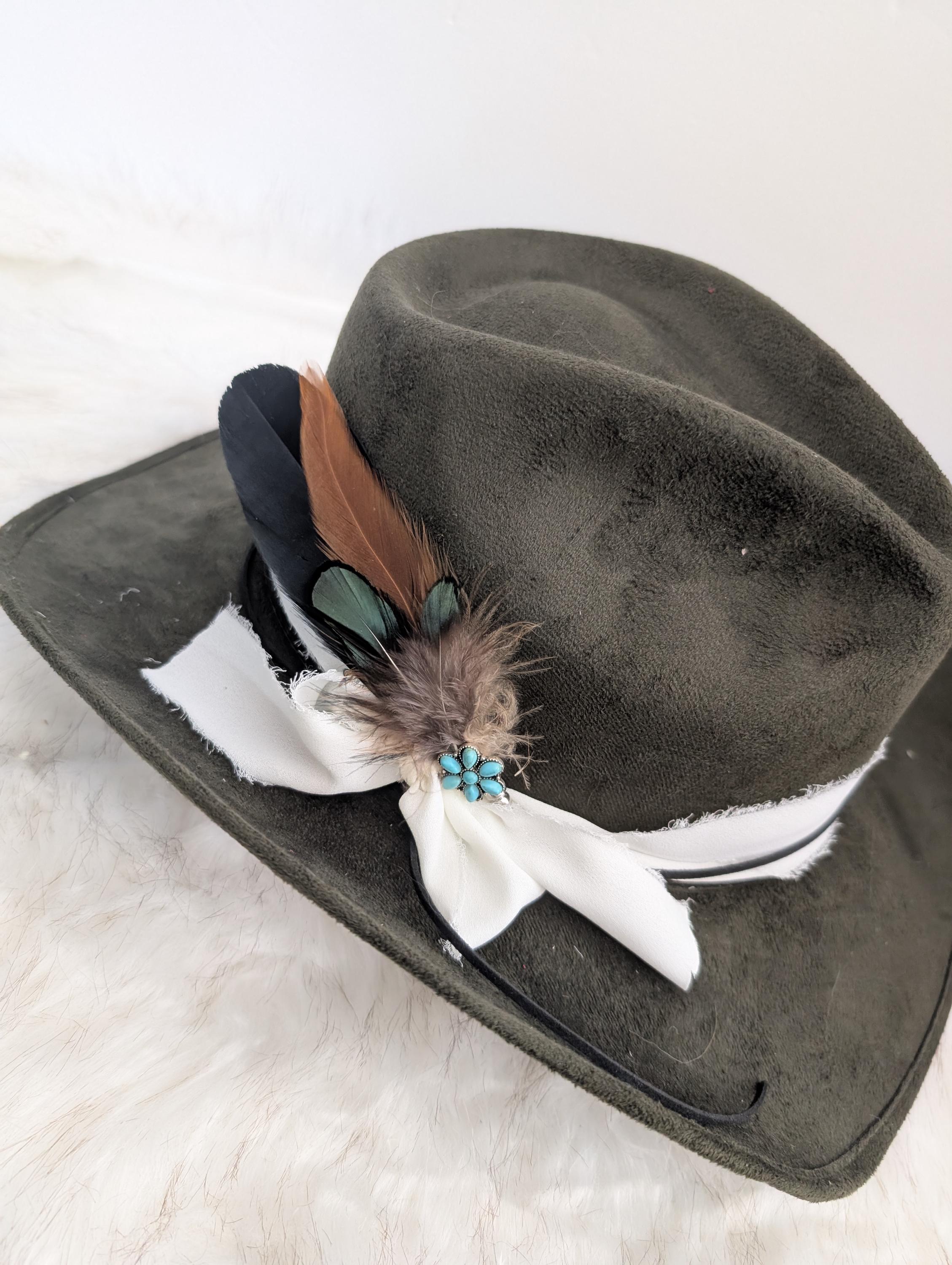 Custom Hat Band Feathers. Hat Band Accessory. Custom Feather for Your ...