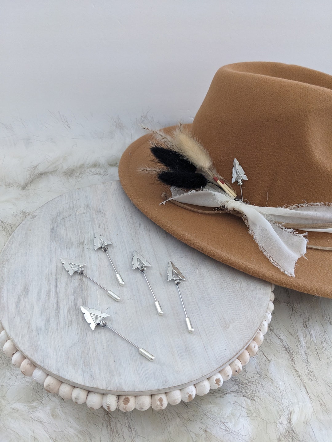 Arrowhead Stick Pins for Your Hat. Update Your Favorite Western Hat ...