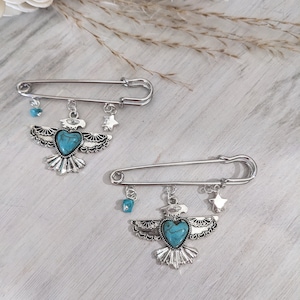 Safety Pin Hat Pins! Update Your Favorite Western Hat. Pin to Shirt ...