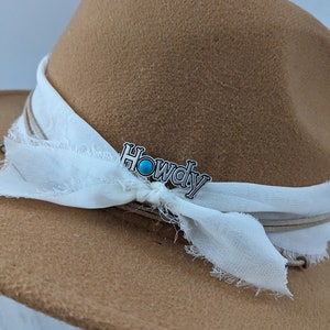 Cowgirl "howdy" Hat Pins. Hat Pin Brooch for Your Hat. Pin to Shirt ...