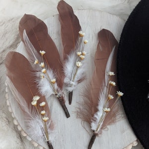 Custom Hat Band Feathers. Hat Band Accessory. Custom Feather for Your ...