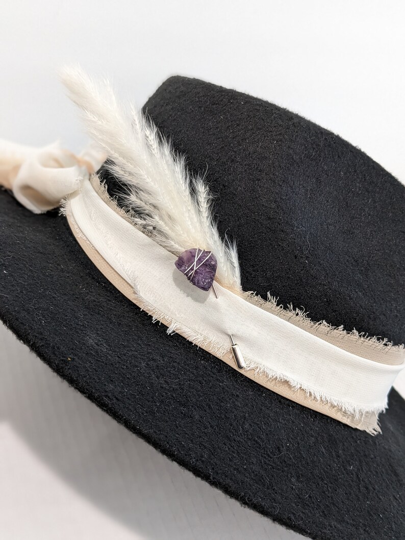 Amethyst Hat Pins Add to Your Favorite Western Hat Beanie - Etsy