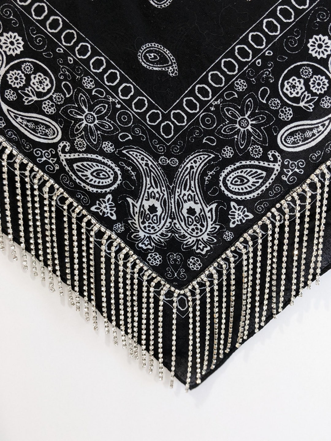 Rhinestone Fringe Bandana!!! Western Bling, Cowgirl, Lets Go Girls ...