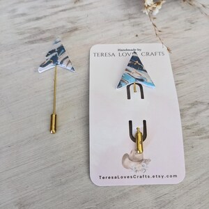 Handmade Hat Pins! Arrow, Heart or Mountains Stick Pin. Update Your ...