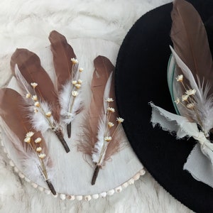 Custom Hat Band Feathers. Hat Band Accessory. Custom Feather for Your ...