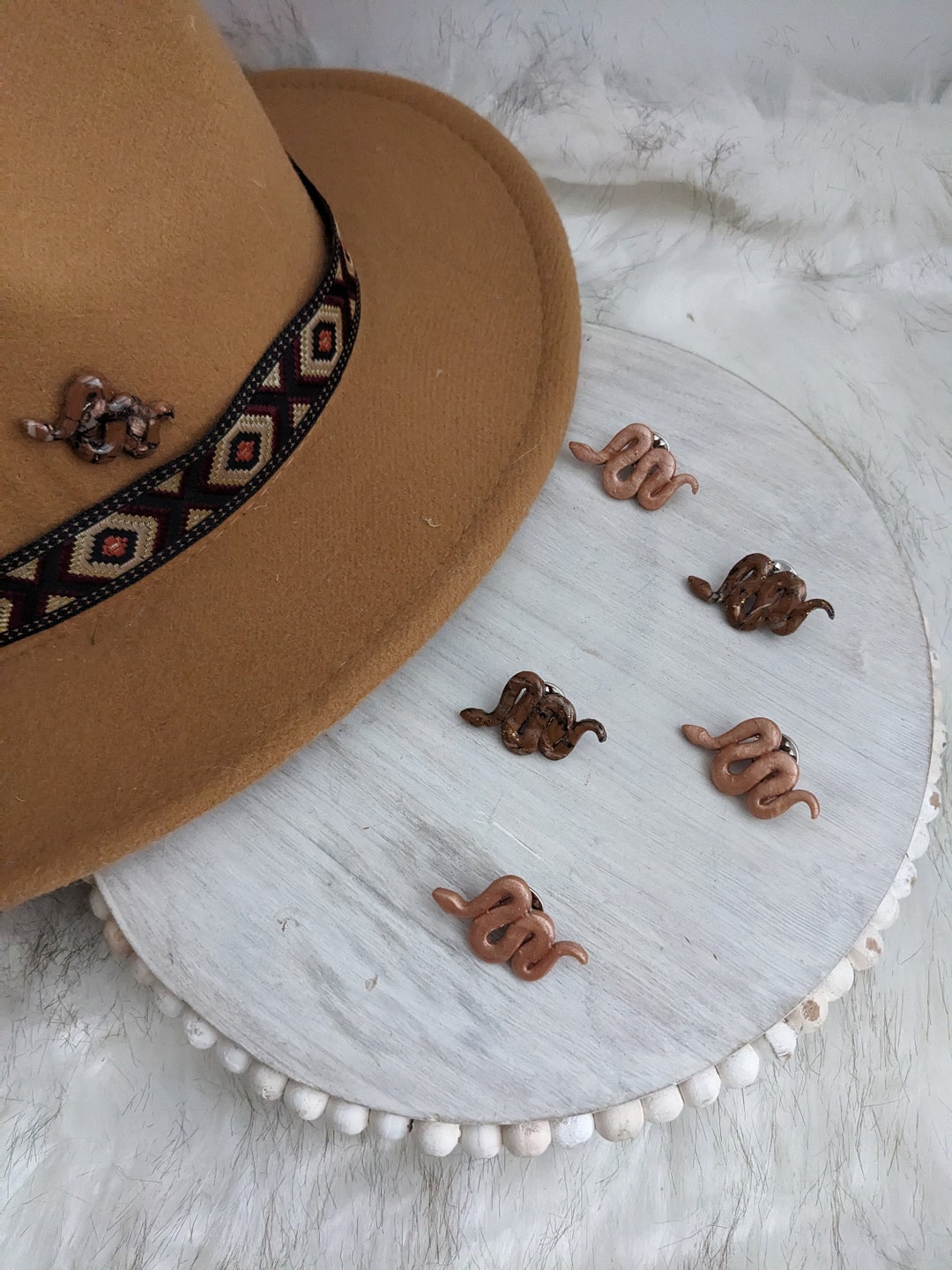 Snake Hat Tack Pins! Snake Hat Pin! Hat Accessory/western Brooch/hat ...