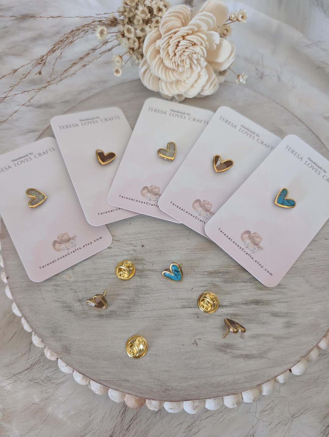 Cowboy Heart Hat Pins! Cowgirl Western Hat Pins. Heart Tack Pins ...