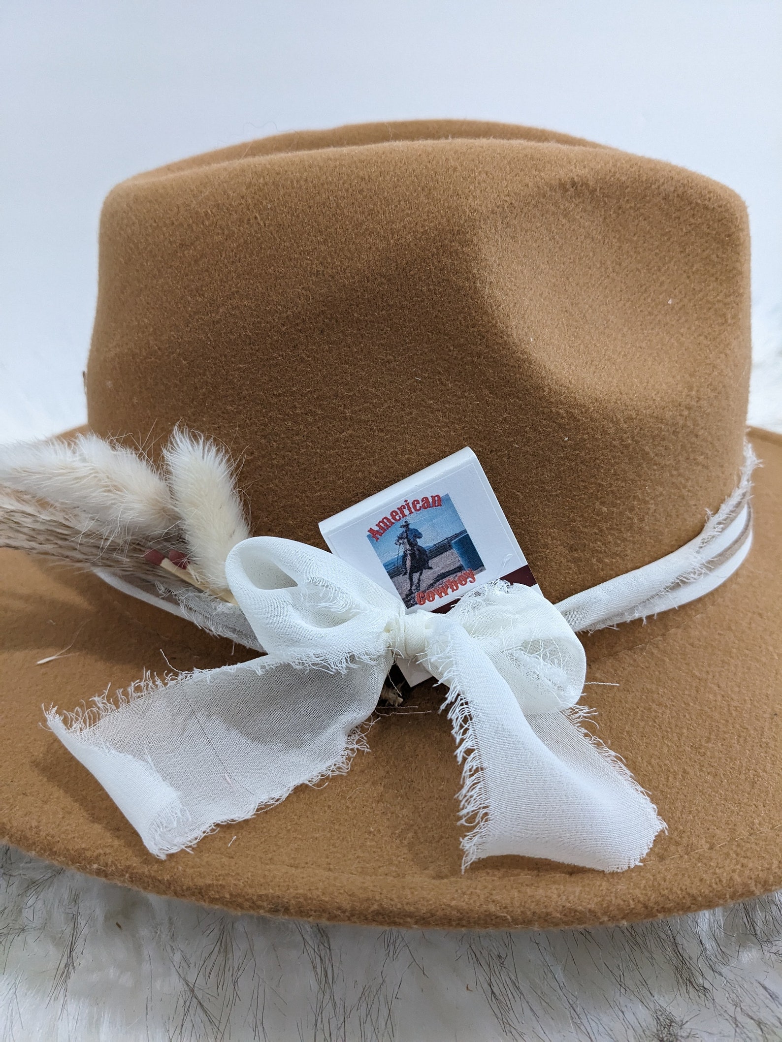Hat Band Matchbook. Hat Band Accessory. Cowboy Matchbook for Hat ...