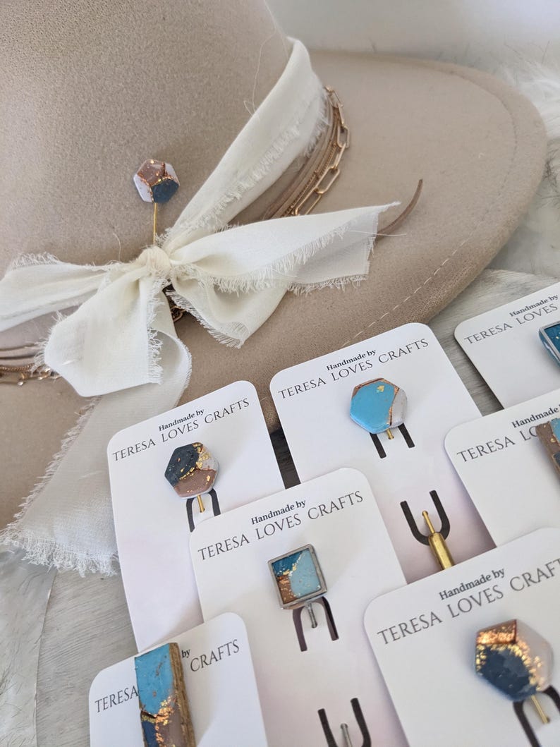 Handmade Hat Pins! Hat Stick Pins. Update Your Favorite Western Hat ...