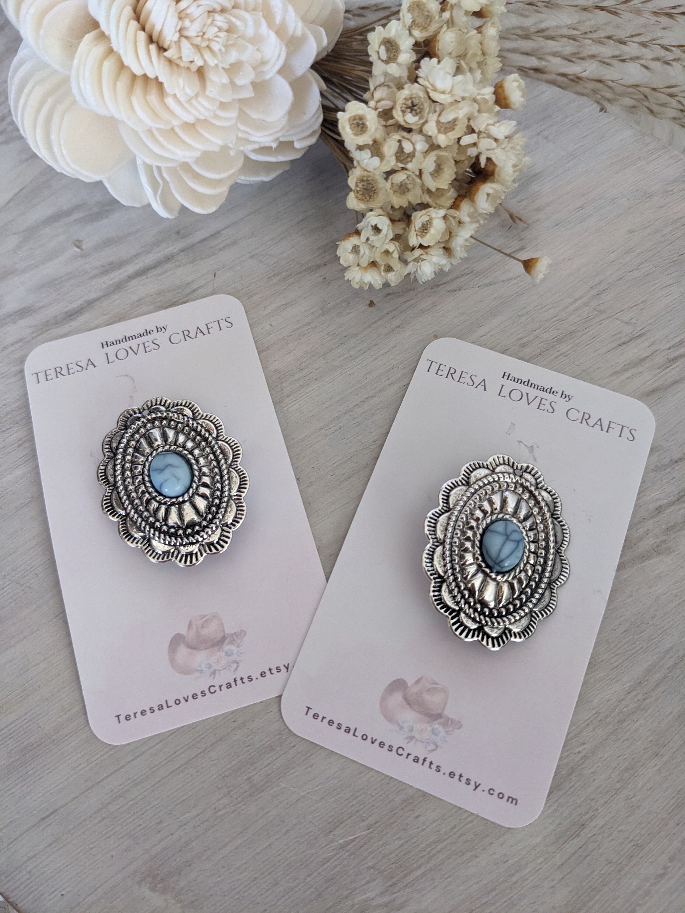 Concho Hat Pins /concho Style Brooch Pin/ Hat Accessory/western Brooch ...