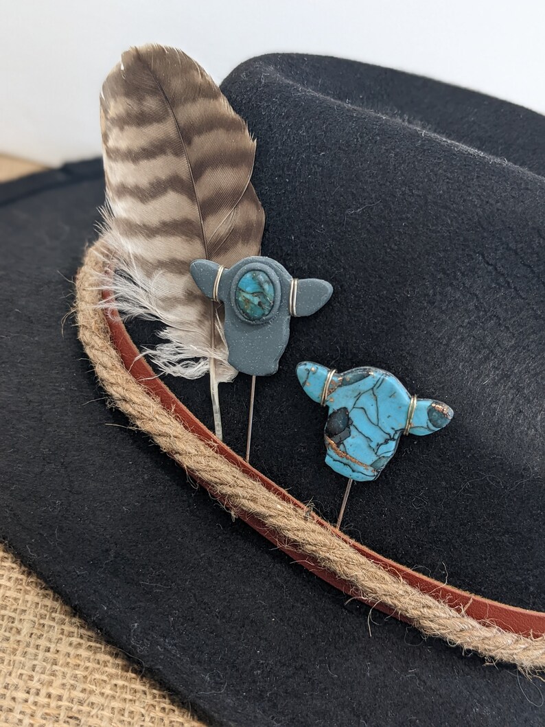 Hat Pins! Update Your Favorite Western Hat. Pin to Shirt, Jacket, Purse ...
