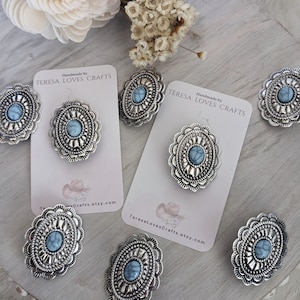 Concho Hat Pins /concho Style Brooch Pin/ Hat Accessory/western Brooch ...