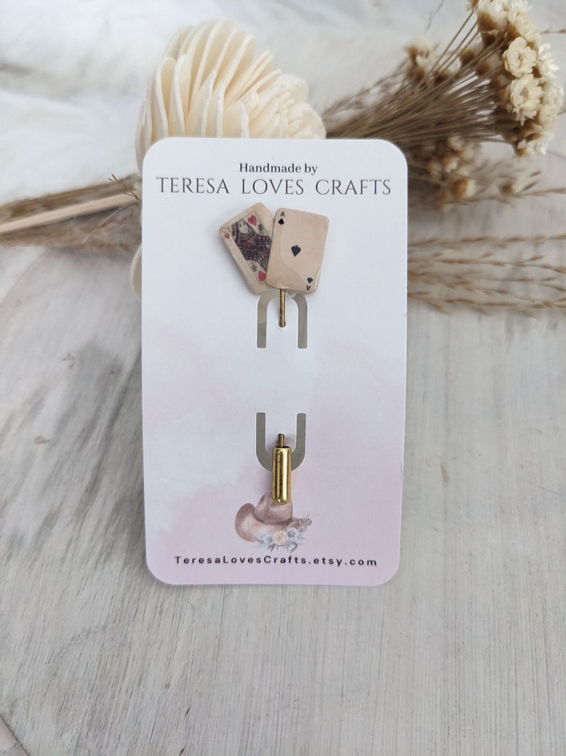 Mini Playing Card Hat Pins!! Stick a Playing Card Hat Pin to Your ...