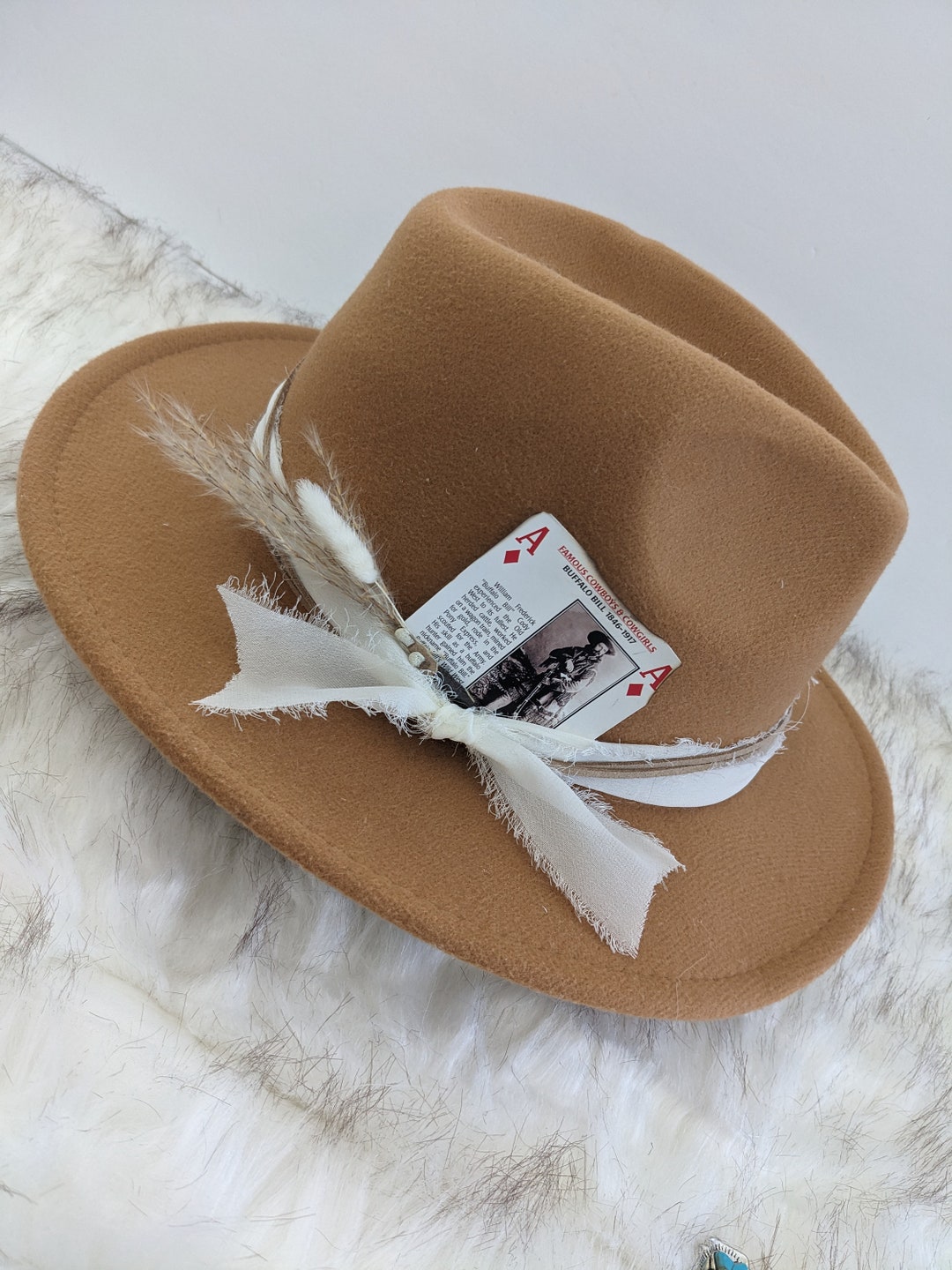 Cowboy Playing Card. Hat Band Accessory. Cowboy Card for Hat. Update ...