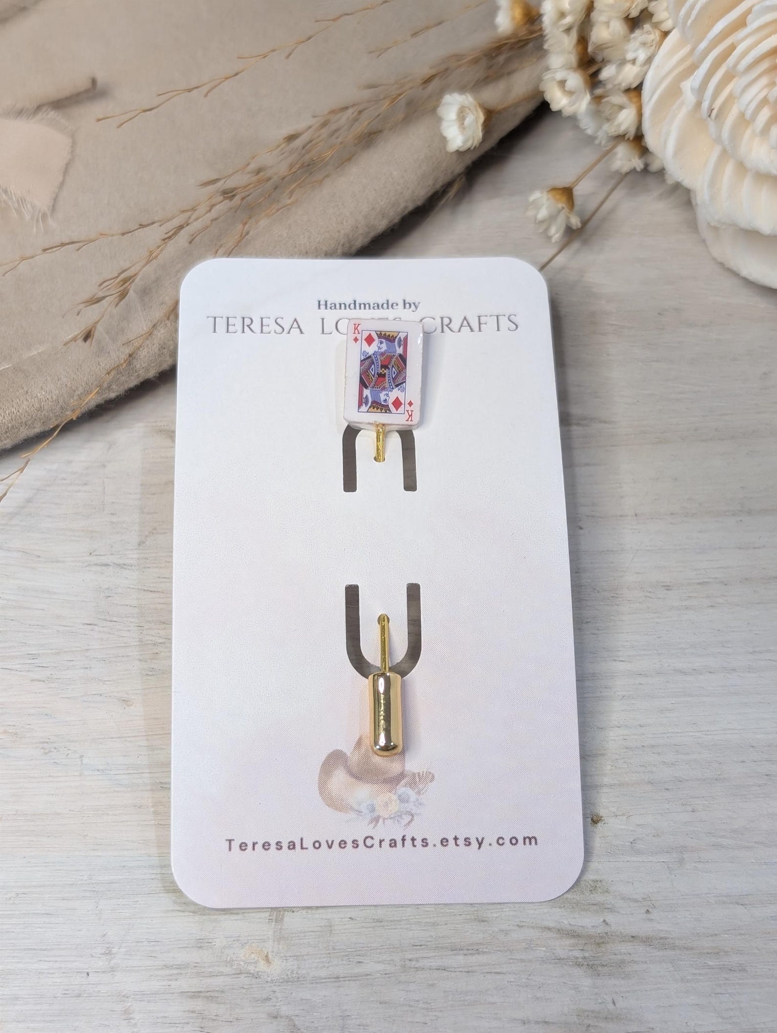 Mini Playing Card Hat Pins!! Stick a Playing Card Hat Pin to Your ...
