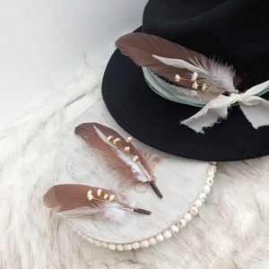 Custom Hat Band Feathers. Hat Band Accessory. Custom Feather for Your ...