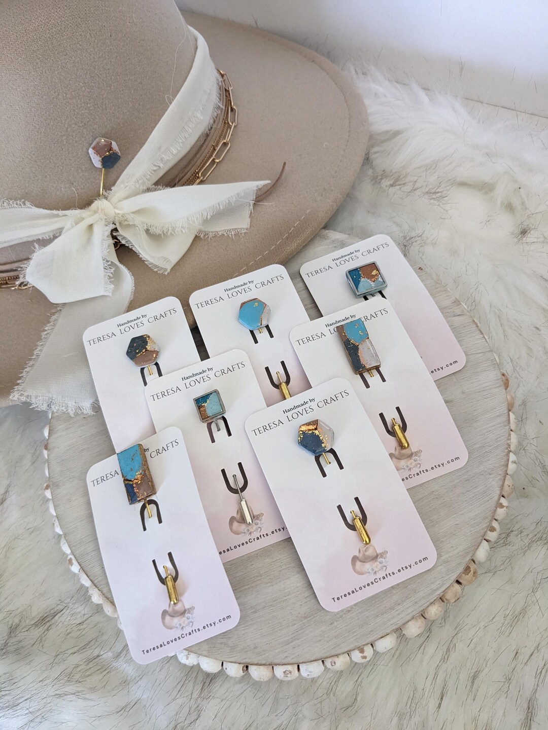 Handmade Hat Pins! Hat Stick Pins. Update Your Favorite Western Hat ...