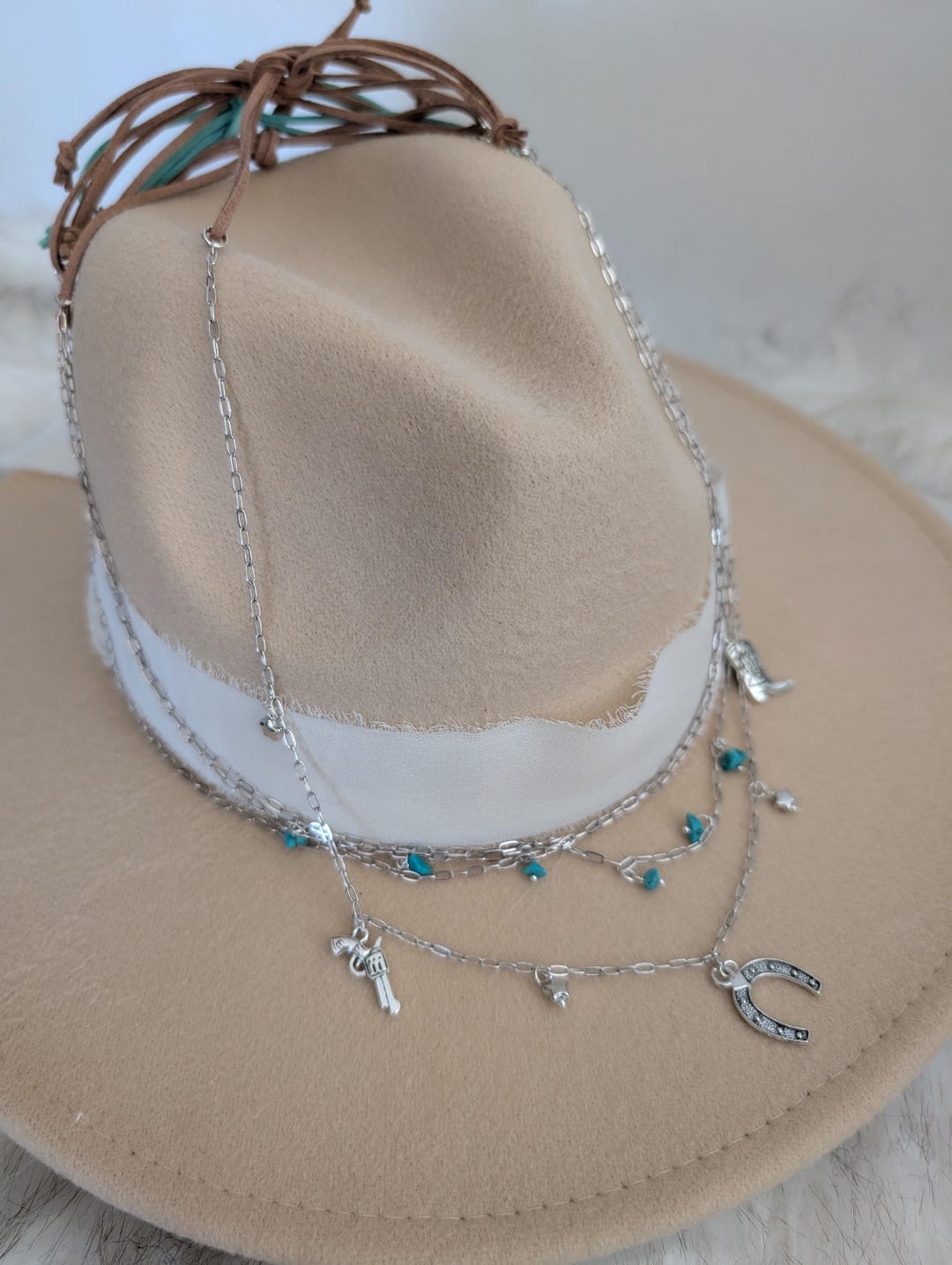 DIY Hat Band! Customize Your Favorite Hat With a Chain Hat Band / the ...