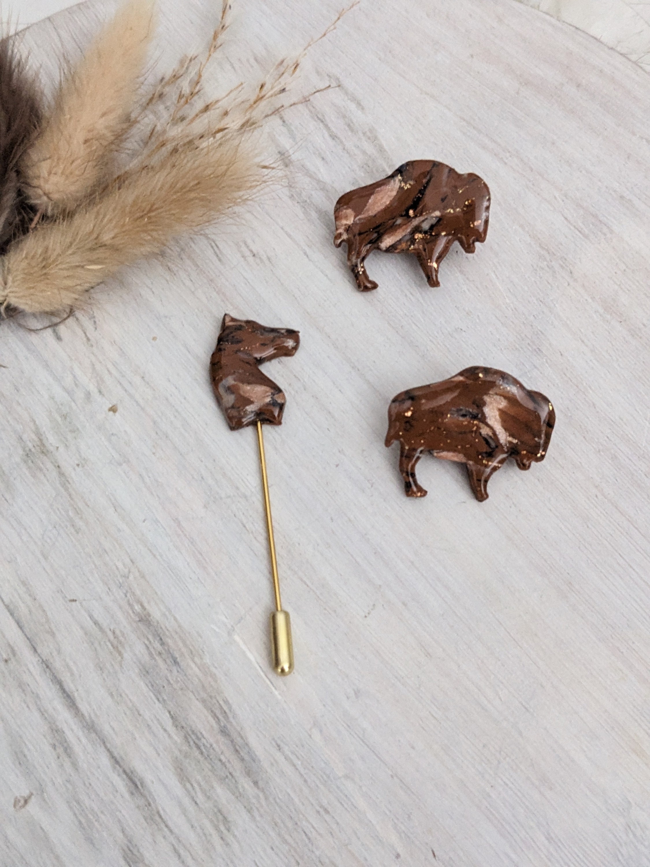 Western Buffalo Hat Pins. Update Your Favorite Western Hat. Pin to ...