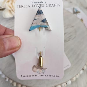 Handmade Hat Pins! Arrow, Heart or Mountains Stick Pin. Update Your ...