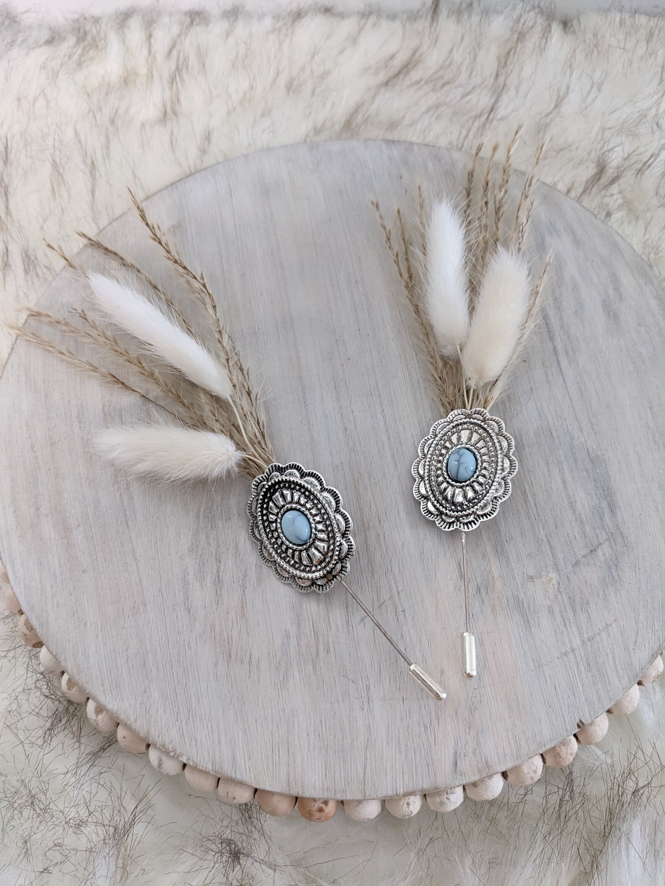 Concho Feather Hat Pins /hat Accessory/western Brooch/hat Pin/hat ...