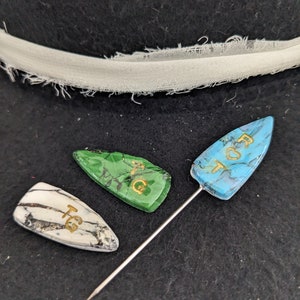 Personalized Custom Hat Pins. Add Your Initials to a Hat Pin. Update ...
