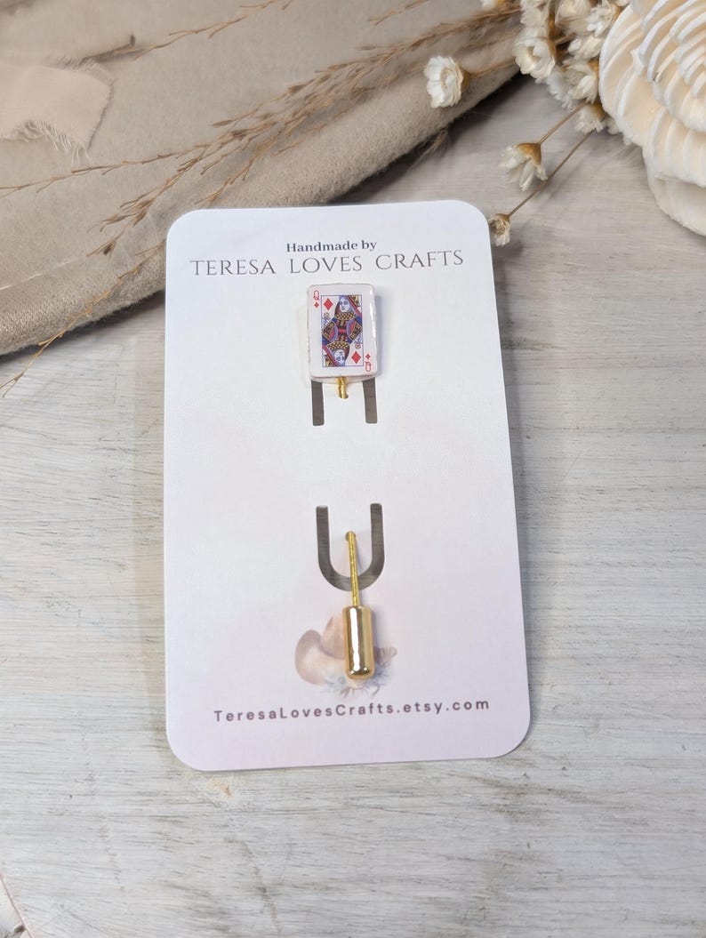 Mini Playing Card Hat Pins!! Stick a Playing Card Hat Pin to Your ...