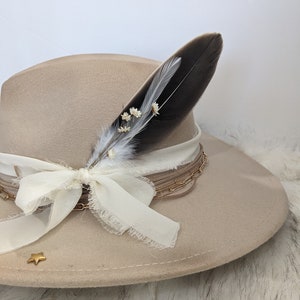 Custom Hat Band Feathers. Hat Band Accessory. Custom Feather for Your ...