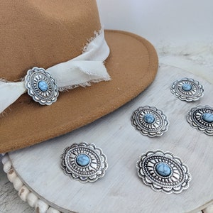 Concho Hat Pins /concho Style Brooch Pin/ Hat Accessory/western Brooch ...