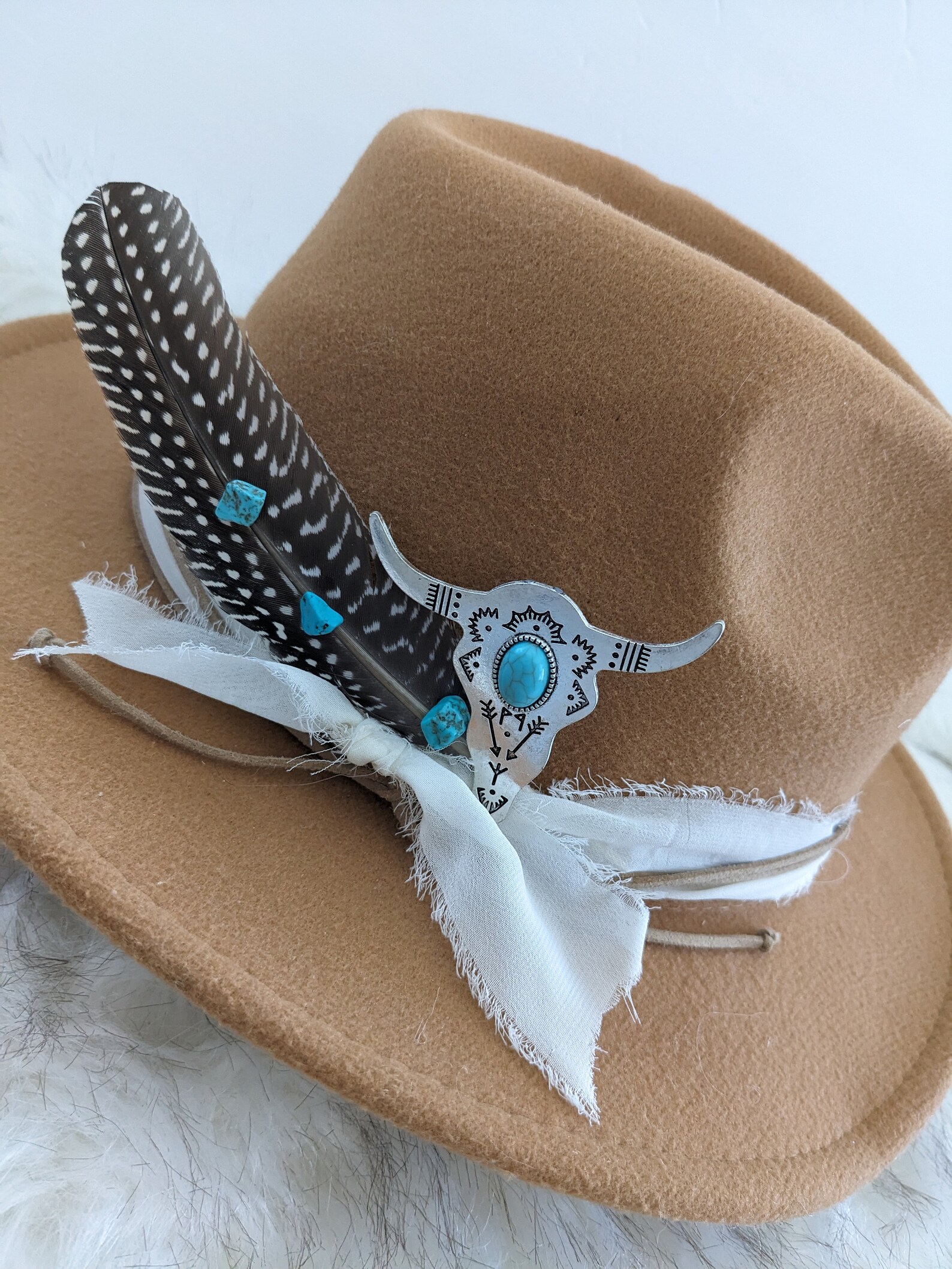 Cowboy Brooch Bull Head Hat Pin! Update Your Favorite Western Hat. Pin ...